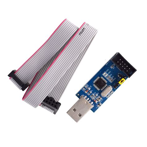 Jual 51 Mcu Download Line Avr Usbasp Downloader Usb Isp Programming Burner With Line Shopee