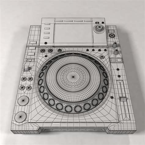 Pioneer Cdj 2000 Turntable 3d Model