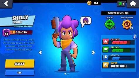 Cuánto mide Shelly de Brawl Stars