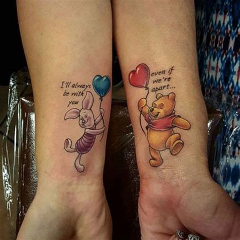 Winnie The Pooh Mother Daughter Tattoo Best Matching Mother Daughter