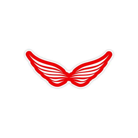 스티커 독수리 날개 로고 벡터 Ai Eps Uidownload