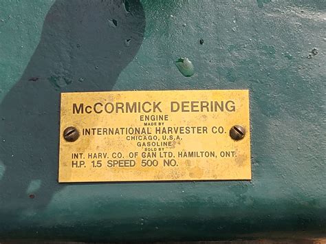 Mccormick Deering 1 5 Hp Stationary Engine