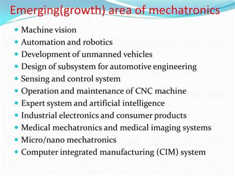 Unit 1 Introduction Mechatronics Engginering Ppt