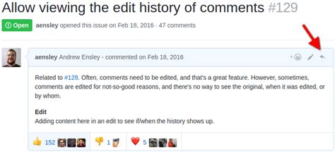 Github Aensleygithub Comment Reply Buttons Add A Reply Button To Github Comments