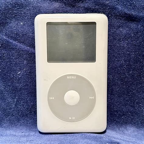 Apple Ipod Click Wheel Fourth Generation 2004 White Reverb