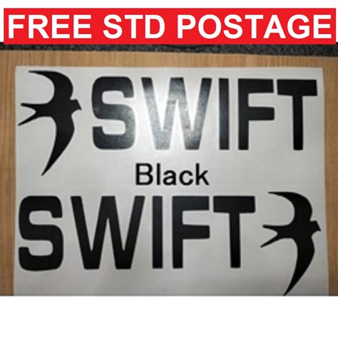 Various Colors Swift Decals