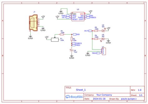Primer Proyecto 555 Oshwlab