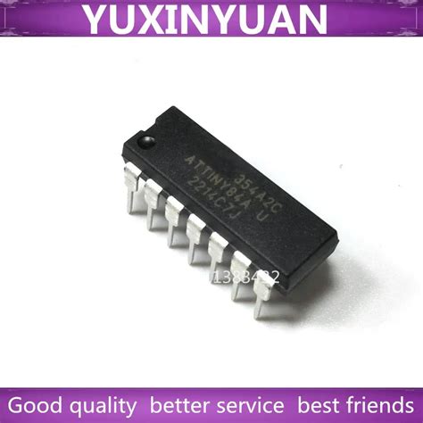 1PCS LOT ATTINY84 20PU ATTINY84 ATTINY84 20 DIP14 ATTINY84A PU ATTINY84A U NEW IC IN STOCK