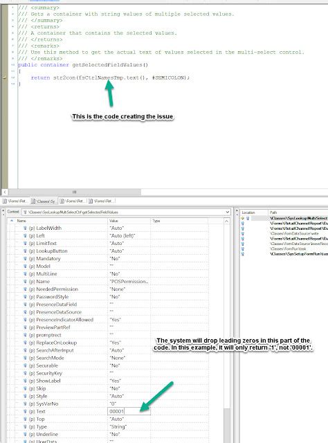 DAX Dude Dynamics 365 AX AX POS Permission Groups And Leading Zeros