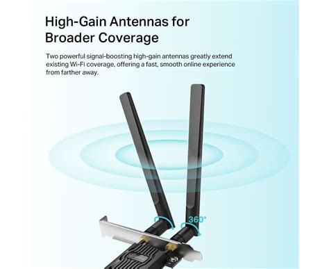 Tp Link Archer Tx E V Ax Wi Fi Bluetooth Pcie Adapter