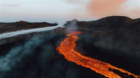 Icelandic Lava River Iceland