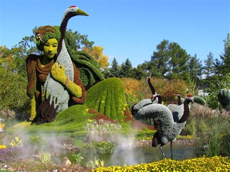Montreal Botanical Gardens International Mosaicultures Expo Woman