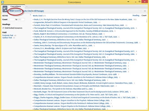 Problemsuggestion Show Full Resource Title In Concordance — Logos Community
