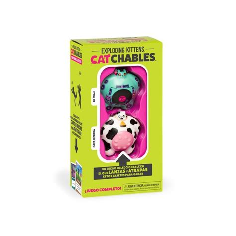 Exploding Kittens Catchables 2 Pack Dj Miau Y Gata Lechera