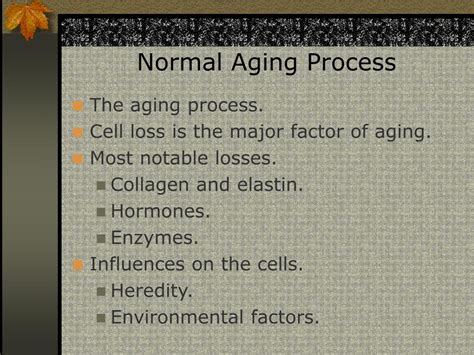 Ppt Normal Aging Powerpoint Presentation Free Download Id414454
