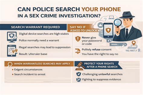 Can Police Search Your Phone In A Sex Crime Investigation