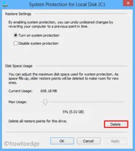 How To Delete System Restore Points On Windows 11 10