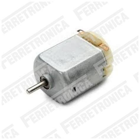 Motor Dc Apto Para Pequenos Proyectos Caseros Y Robotica Ferretronica