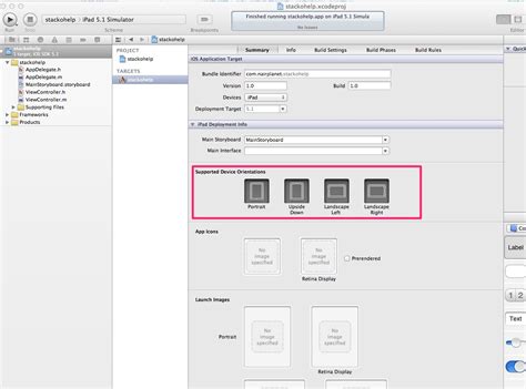 Objective C Ipadiphone Orientation Issue Stack Overflow