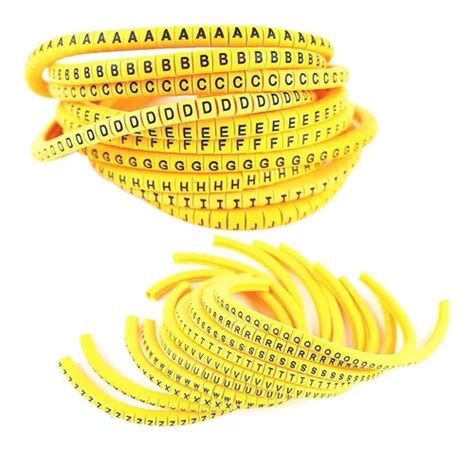 Marcador Identificador Letras Tipo Anillo Para Cable Awg Mercadolibre