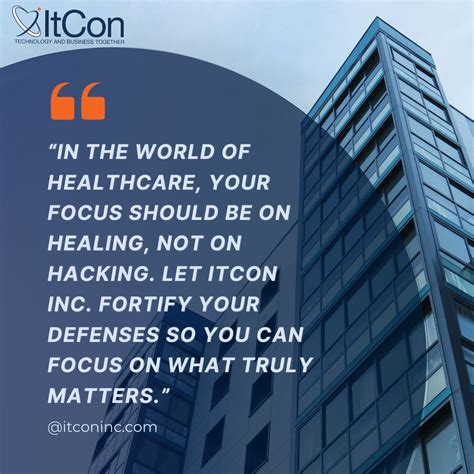 Itcon Inc On Linkedin Cyberdefense Healthtech Digitalhealth Healthcareit Dataprotection…