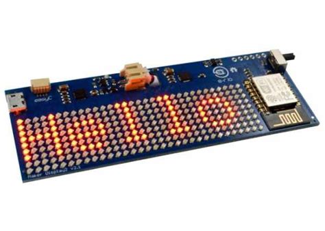 Arduino Programmable Internet Led Matrix By Maker Led Display
