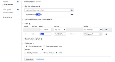 Building A Slackbot With Aws Lambda And Lex