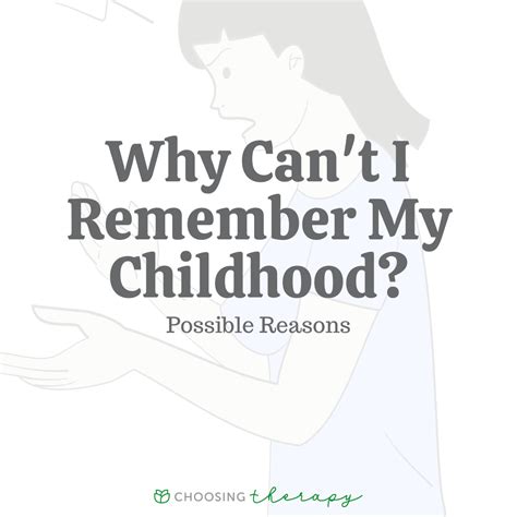 5 Reasons Why You Can’t Remember Your Childhood