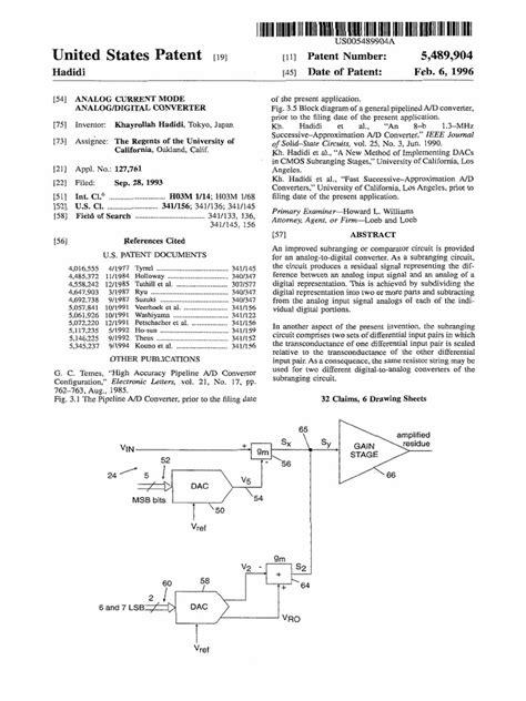 Nasa Analog Current Mode Analog Digital Converter Pdf Analog To Digital Converter Mosfet