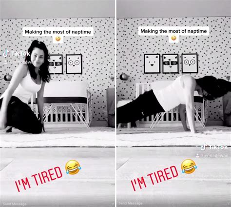 Jenna Dewan Makes ‘most Of Nap Time With Workout Video Us Weekly