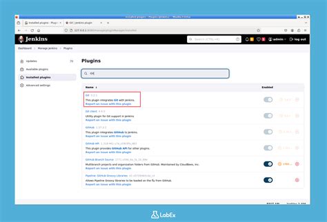 Интеграция Jenkins с Git для управления исходным кодом Labex