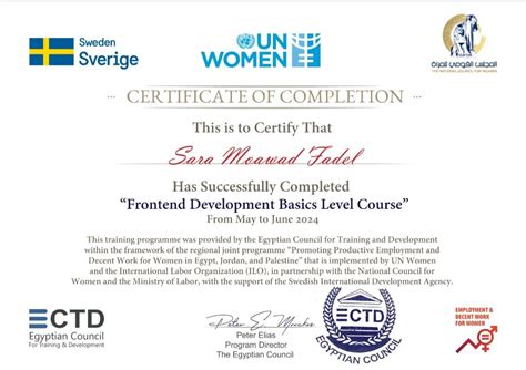 Sara Moawad On Linkedin New Achievement 🎉 I Have Graduated From Front End Development Basics