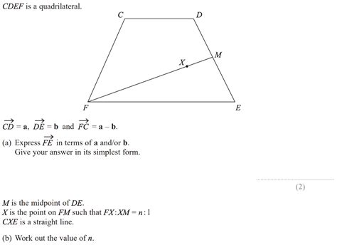 Gcse Maths Test Vectors Edexcel