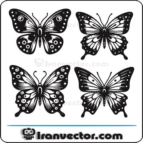 وکتور پروانه 165 ایران وکتور