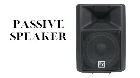 Active Speakers Vs Passive Speakers Understanding The Differences