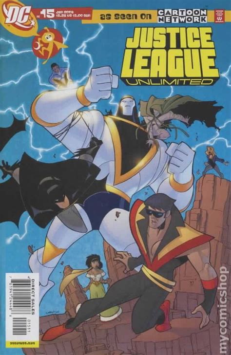 Justice League Unlimited 2004 15 Dc Comics Book Cover Art Super