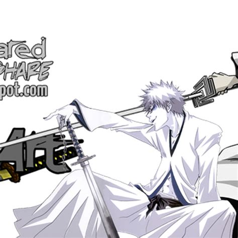 Ichigo Kurosaki Digital Illustration Fantasy Sword Art Clipart Png