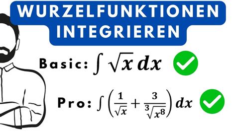 Verstehen Wie Man Stammfunktionen Von Wurzelfunktionen Bildet Youtube