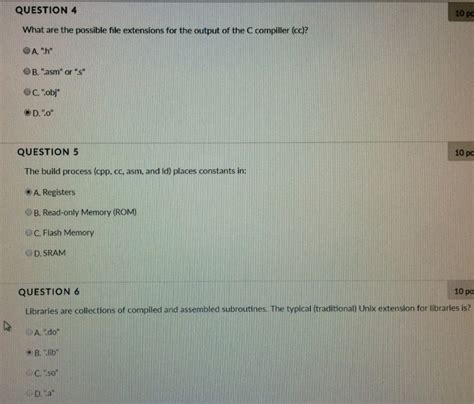 solved these questions are from my embedded systems lec