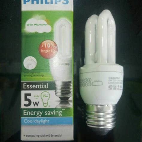 Jual Lampu Philips Essential Watt Shopee Indonesia