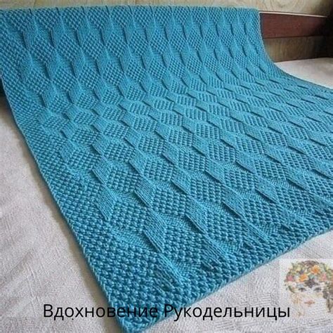 Схема красивых пледов спицами 90 фото