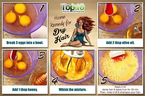 Home Remedies For Dry Hair Top 10 Home Remedies