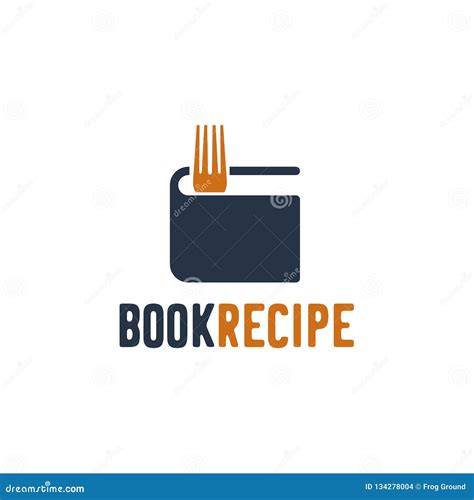 Book Recipe Logo Template Design Vector Vector Stock Illustration