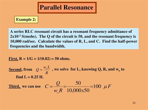 Comparison Of Series And Parallel Resonance Circuit Circuit Diagram