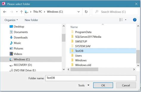 How To Get Folder Or Select Folder