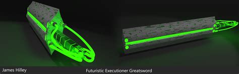 Artstation Futuristic Executioner Greatsword