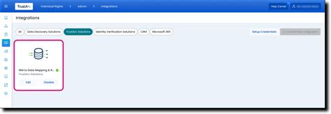 data mapping and risk manager to irm integration trustarc help center