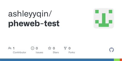 Github Ashleyyqinpheweb Test