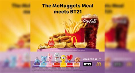 Your Classic Mcdonalds Chicken Mcnuggets Meets Bt21 In An Exciting