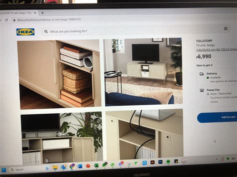 Ikea Tullstorp Tv Unit Stand Cabinet Beige On Carousell